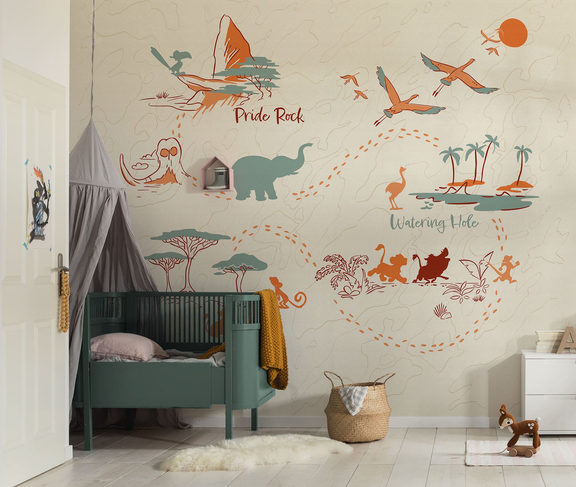 DISNEY THE LION KING CIRCLE OF LIFE – Walls - Papel de Parede