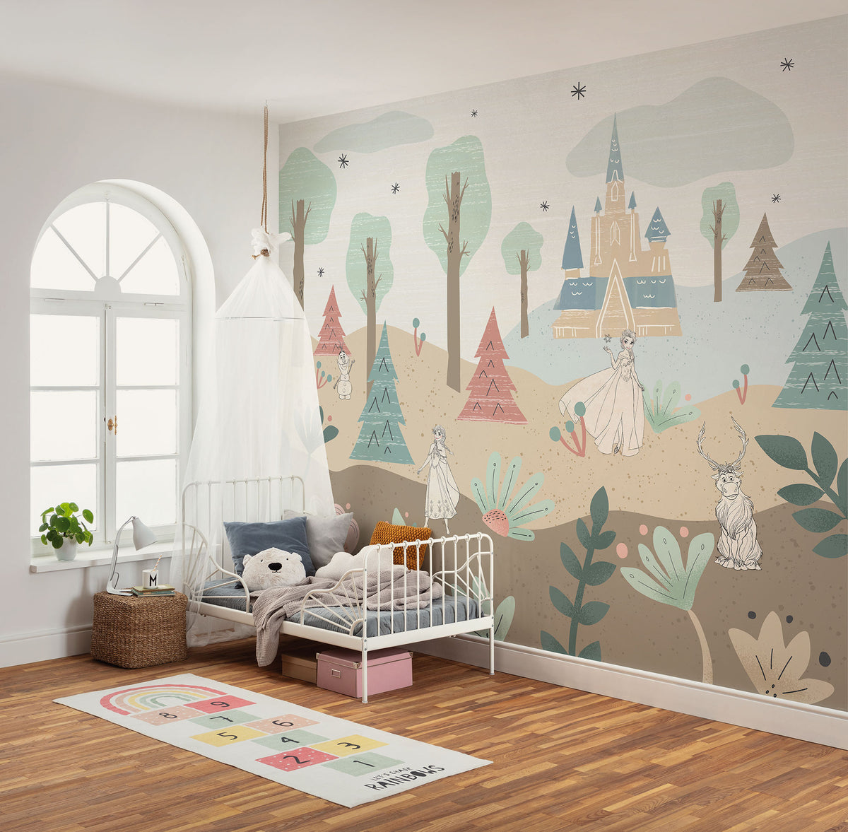 DISNEY FROZEN CASTLE PLAYGROUND – Walls - Papel de Parede