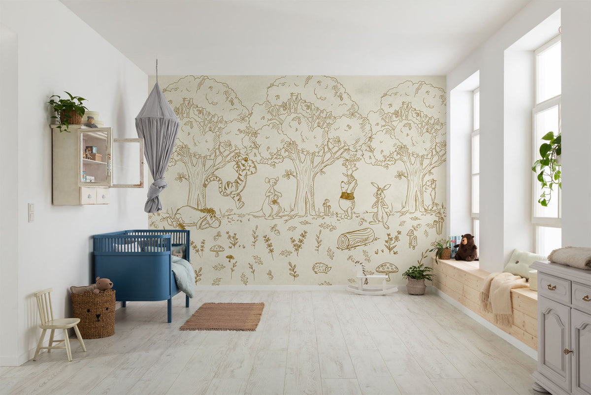 WINNIE THE POOH OUTDOORS – Walls - Papel de Parede